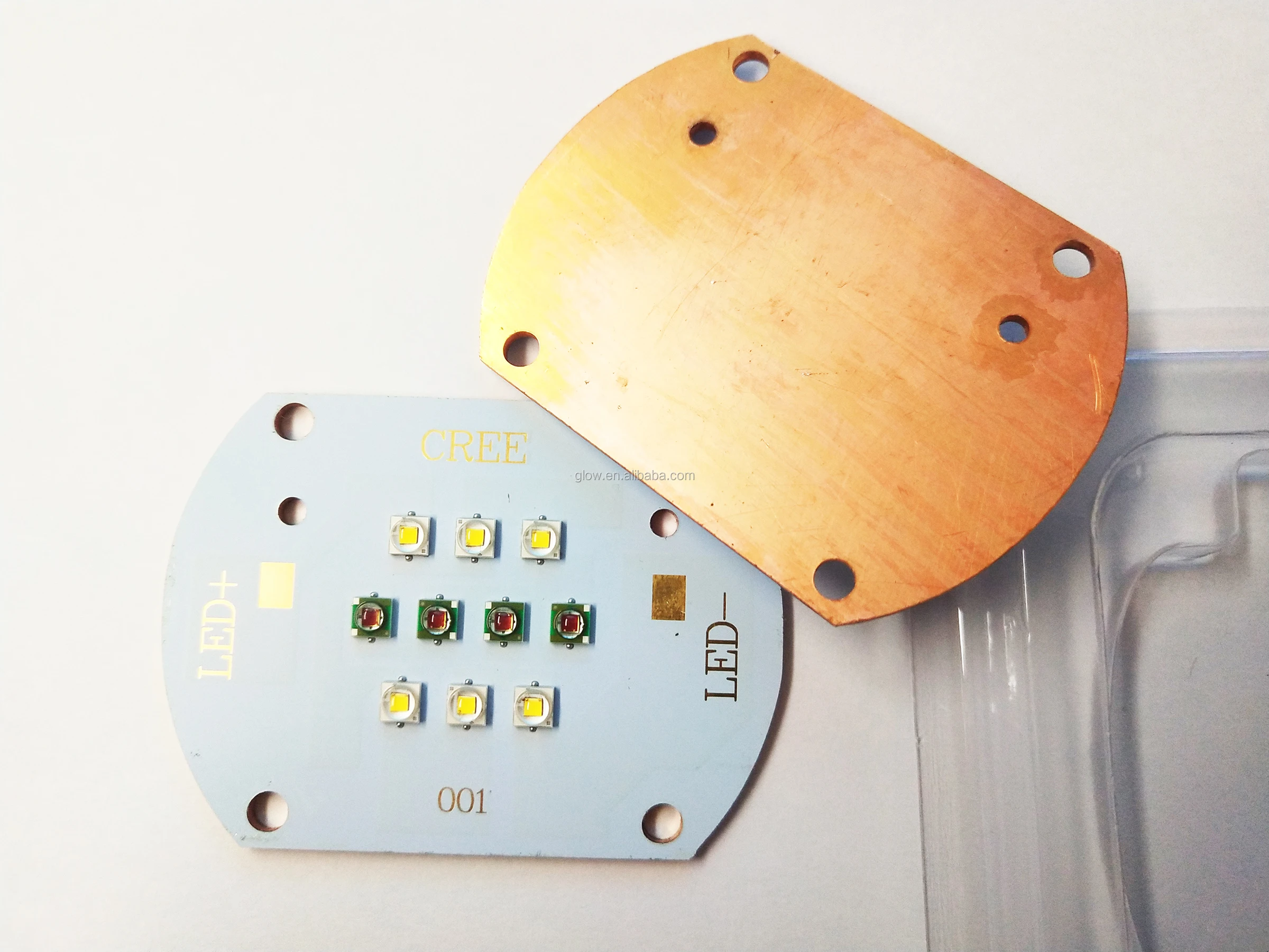 Customized Copper Plate Pcb With Original Leds 10pcs Xpg In 10 Series ...