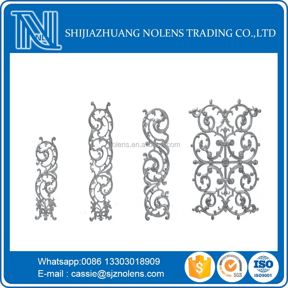 Decorative Panels Wrought Iron Components - Buy Wrought Iron Fence ...
