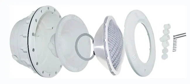 Ip68 Waterproof Vinyl Swimming Pool Light Housing Plastic Niche - Buy ...