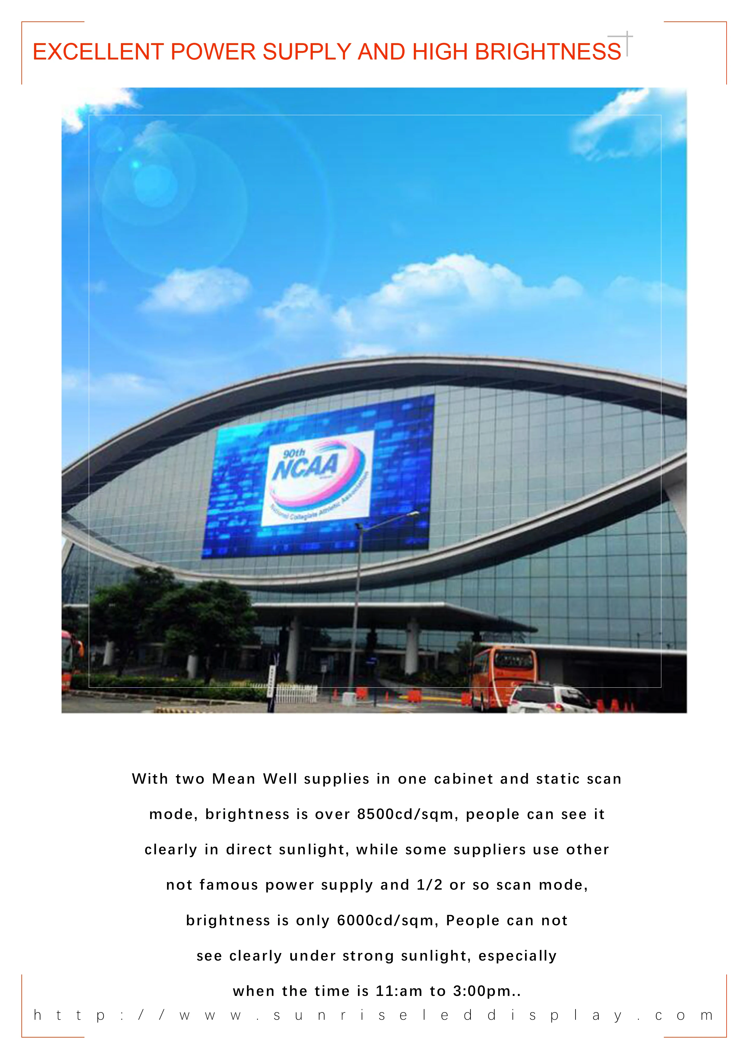 Sunrise P31.25mm Hotsale Outdoor Transparent Curtain LED Display Screen ...