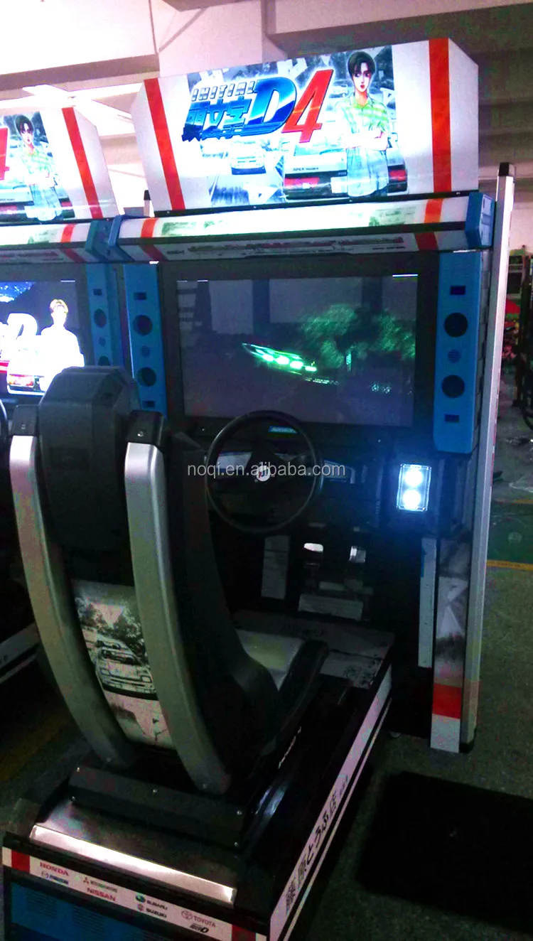Original Initial D4 Single Person 32 Lcd Simulator Arcade Racing Car ...