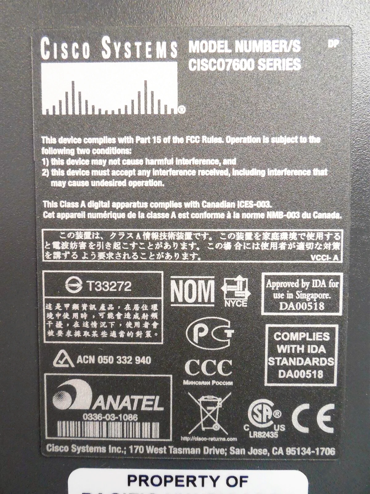 7600 Series 9 Slot Chassis/router 7609 - Buy Router 7609,9 Slot Router ...