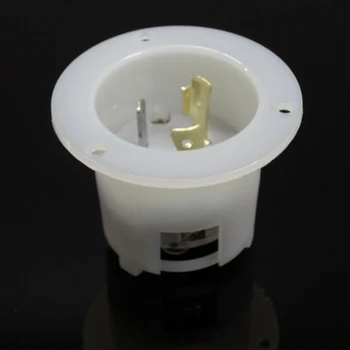 20 Amp Nema L5-20 Flanged Inlet Generator Locking Receptacle Socket ...