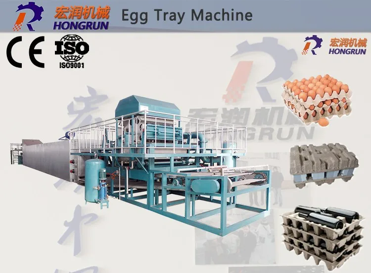 Pulp Mill Process Paper Egg Tray Making Machine Price