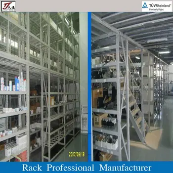 Warehouse Storage Steel Mezzanine Auto Parts Racking And Shelving - Buy ...