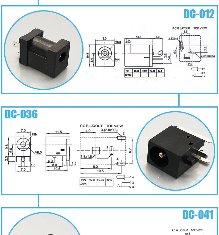 Toma De Corriente Dc Dcj0202 Impermeable Para Ordenador Portátil - Buy ...