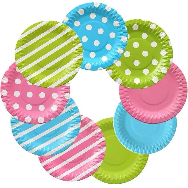 Kids Fancy Rainbow Eco Friendly Paper Disposable Set Wedding Birthday Halloween Plastic Party kids-fancy-rainbow-eco-friendly-paper-disposable-set-wedding-birthday-halloween-plastic-party