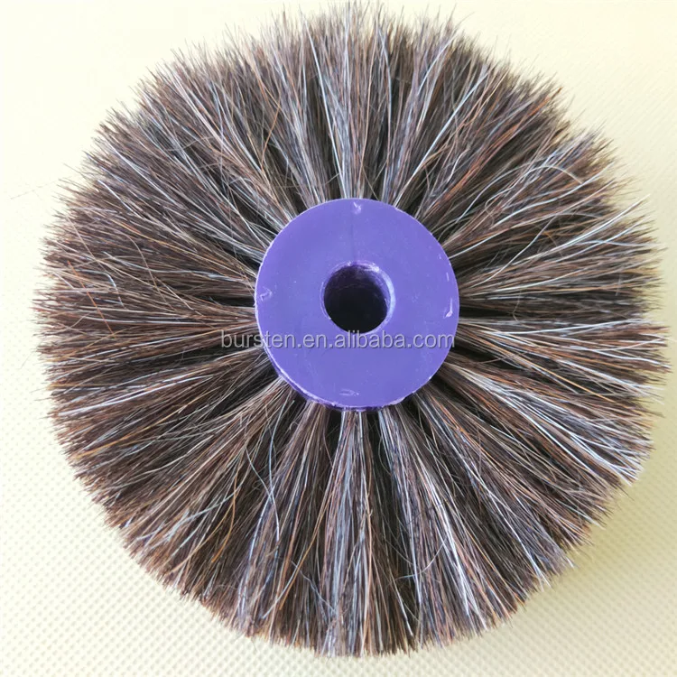 Horse Hair Shoe Polishing Wheel Brush - Buy Horse Hair Shoe Polishing ...