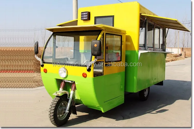 Hot Dog Cart/hamburger Motorcycle Food Cart - WELLY