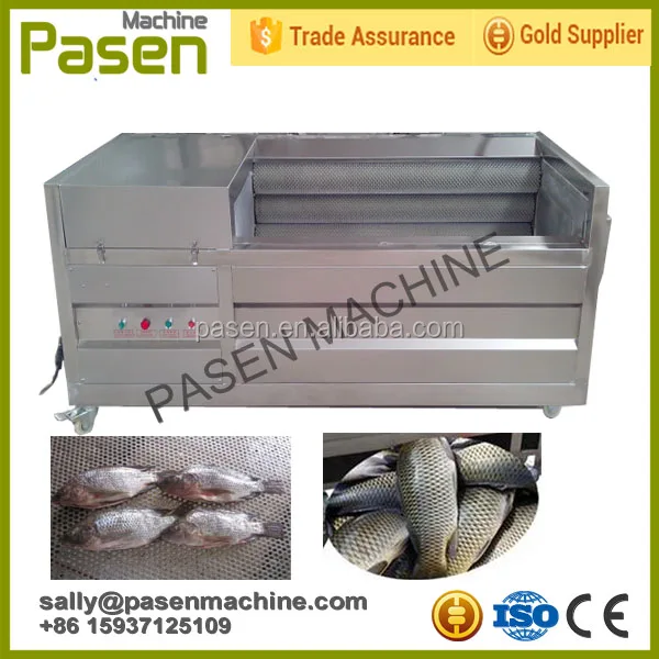 Automatic Stainless Steel Electric Fish Cleaning Machine / High ...