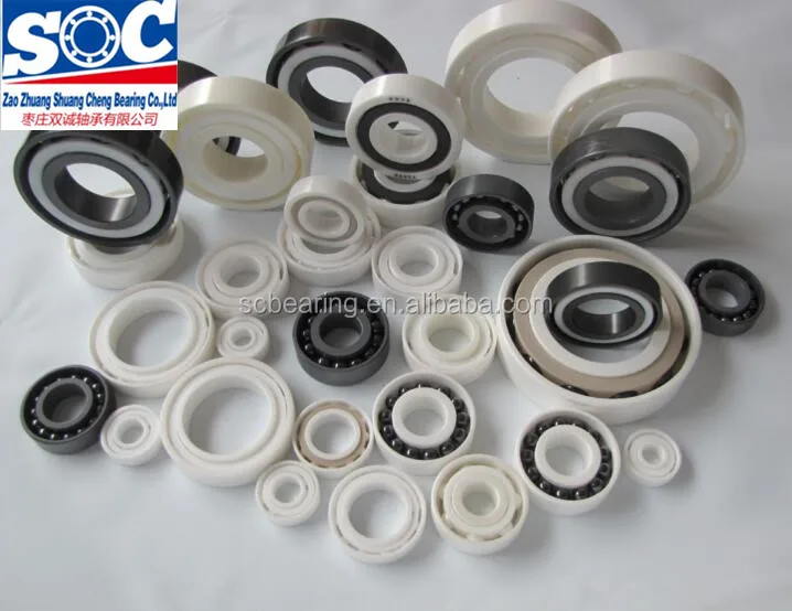 전체 지르코니아 ZrO2 세라믹 스러스트 볼 베어링 51108 51100 51101 51102 51103 51104 ...