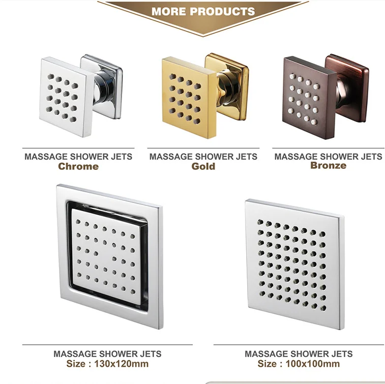 Wholesale Concealed Installation Body Jet Shower Spa Brass