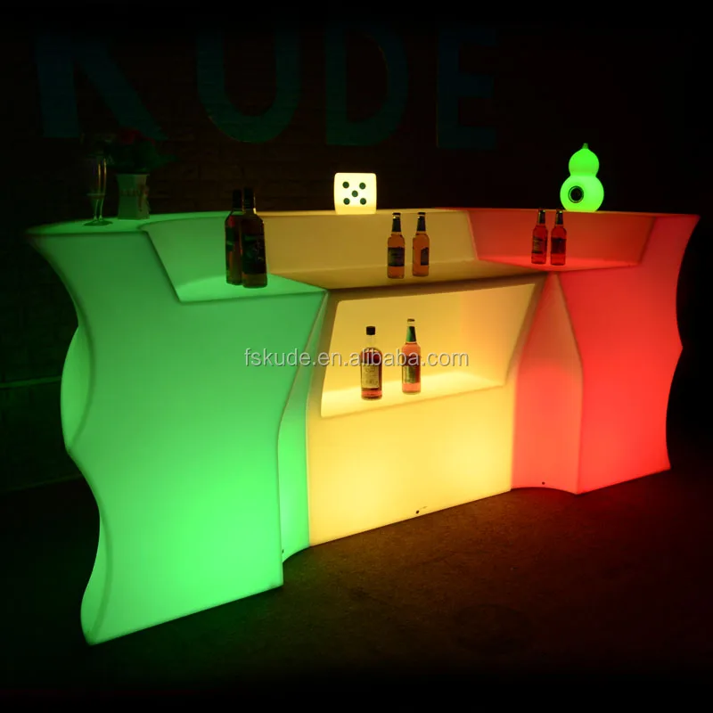 Led Bar Counter China Supply Outdoor Lighted Bar Counter Led Furniture ...