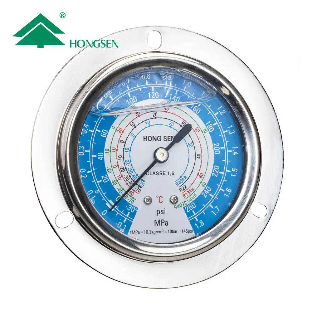 HONGSEN Oil Filled Pressure Gauge - Reliable Performance