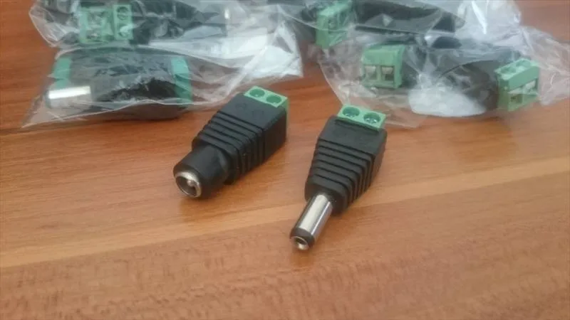 Dc5521 2 Pin Male Connector For Led Strip Power Adapter - Oem