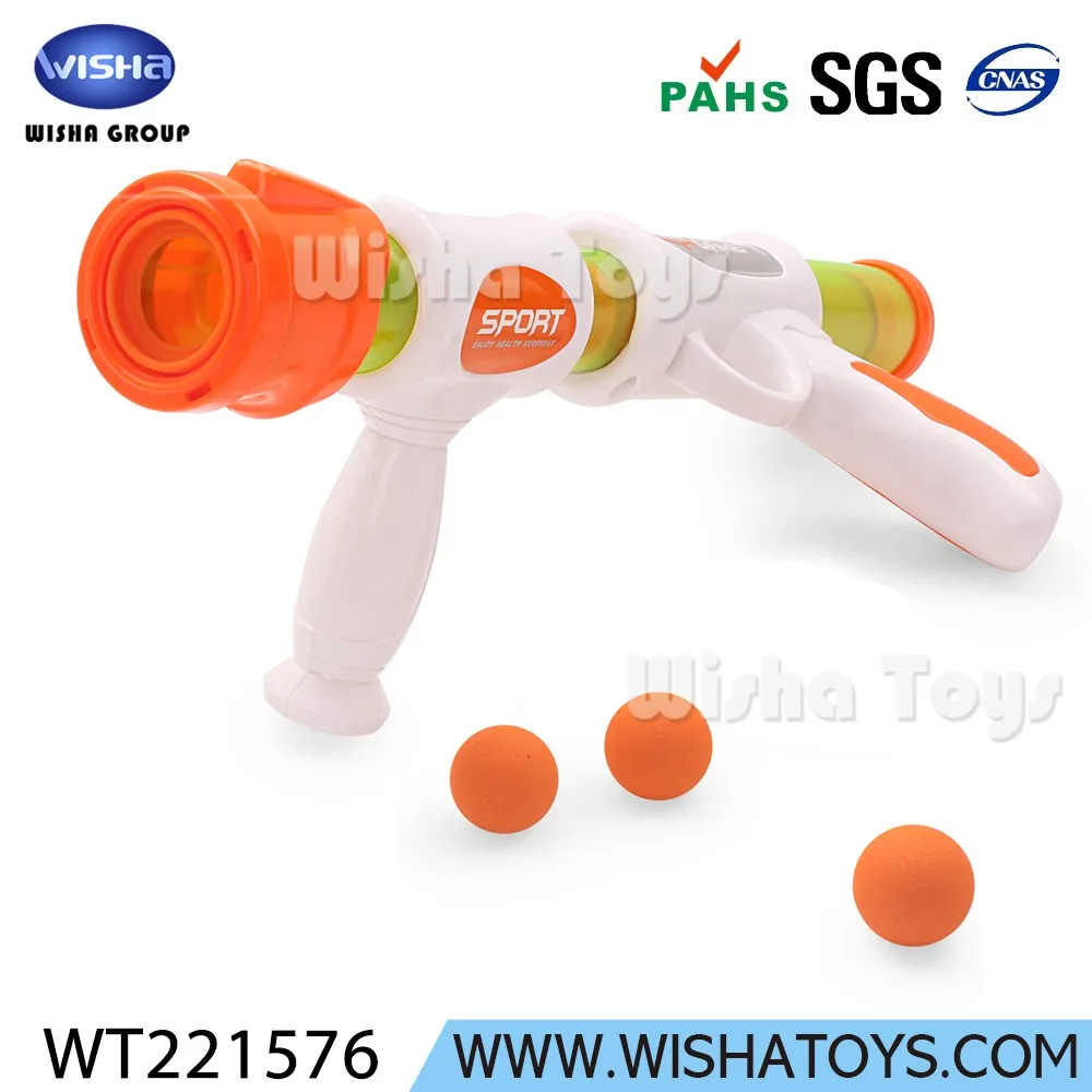 Kids Funny Soft Foam Ball Bullet Gun Toy - Air Power Popper Gun