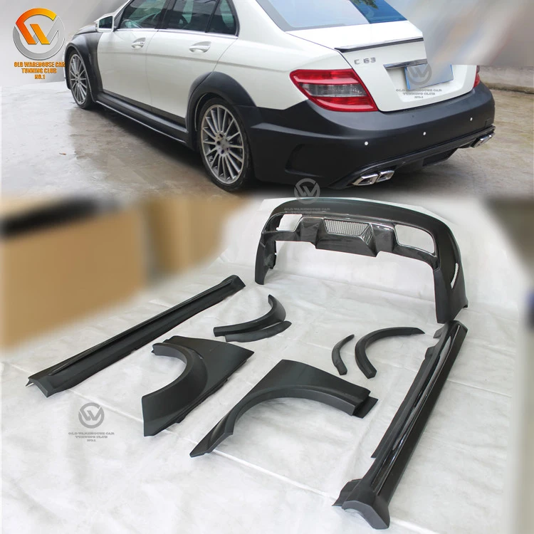 C Class W204 Body Kit - AMG Style Wide Body Upgrade