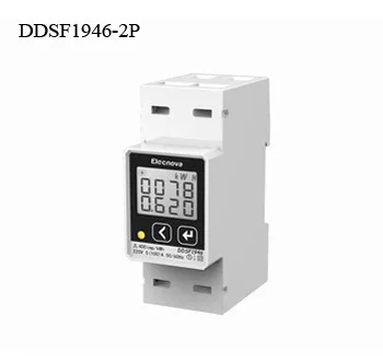 Elecnova energy management LCD Display RS485 harmonics 3 phase Din rail power analyzer meter ...
