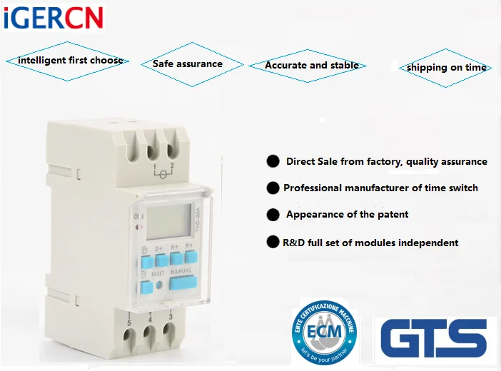 Digital Programmable Time Switch Astronomical Timer Switch Thc-20b ...