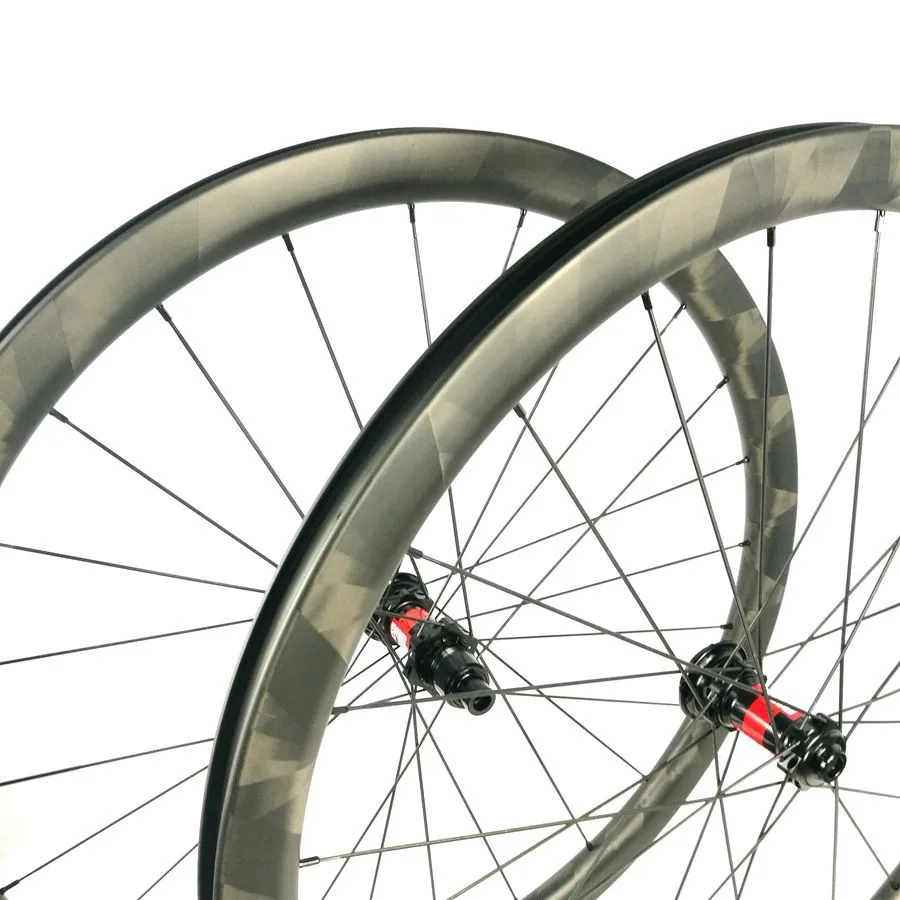 Synergy 28inch Carbon Fiber Bike Wheel Disc Break Aero Spoke Disc Brake ...