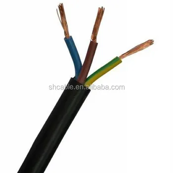 Flexible 3 Core Cable Insulated Copper 3 Core Cable 3x4mm2 3 Core Power ...