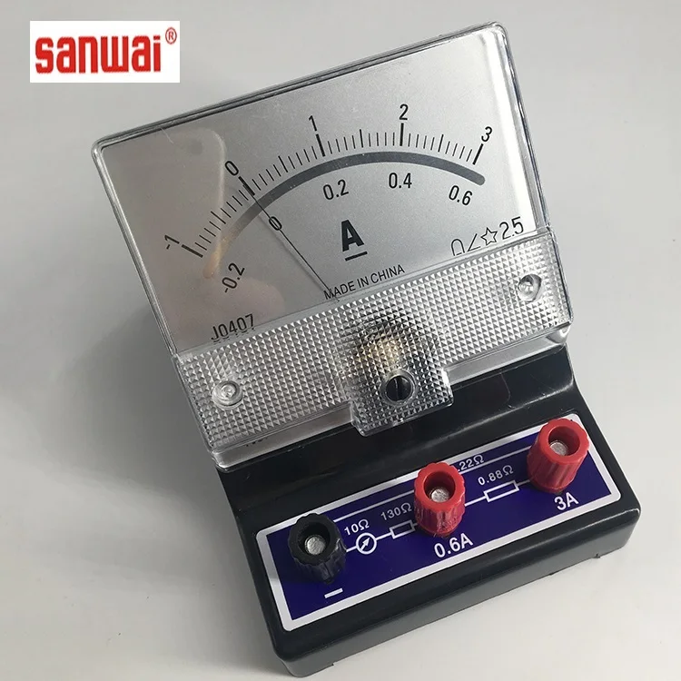 -1~3a -0.2~0.6dca Dc Analog Ammeter For School Lab - Buy Ammeter Lab ...