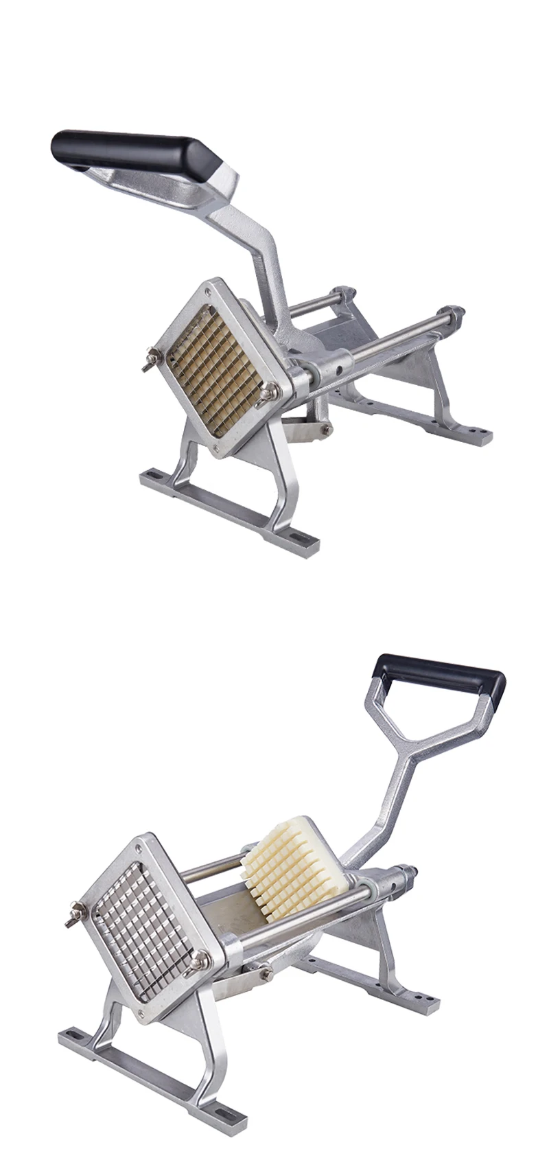 Manual Potato Strip Cutter / French Strip Cutting Machine / Vegetable ...