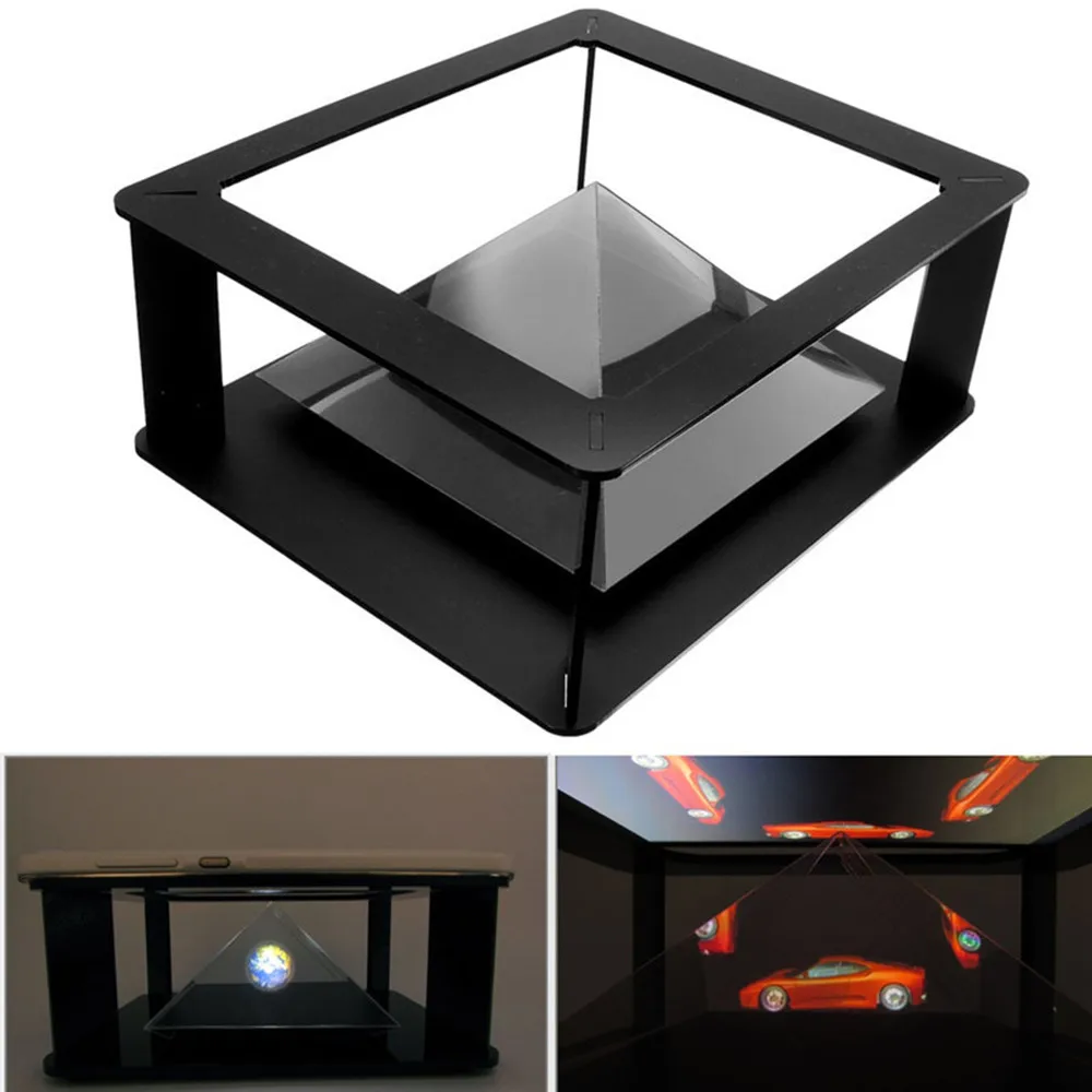 Mini Holographic Projector 3d Hologram Projector Pyramid For Mobile ...