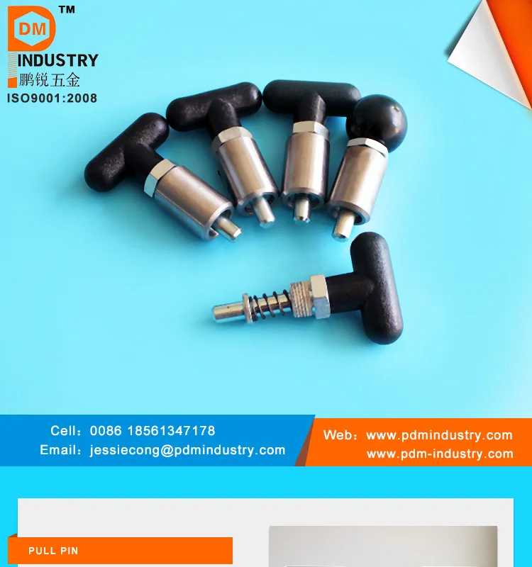 1/2 Ball Handle And T Handle Spring Loaded Pull Pin Weld In Pop Pin ...