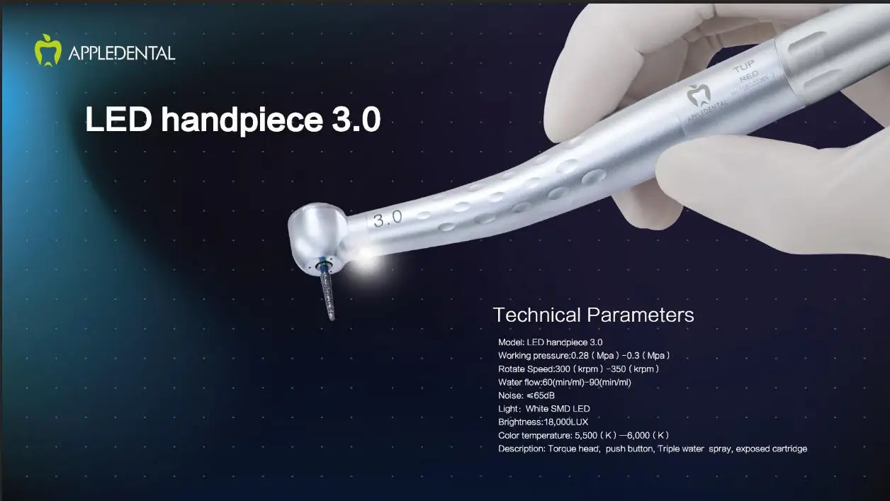 High Speed Dental Handpieces with LED Light - Foshan Factory