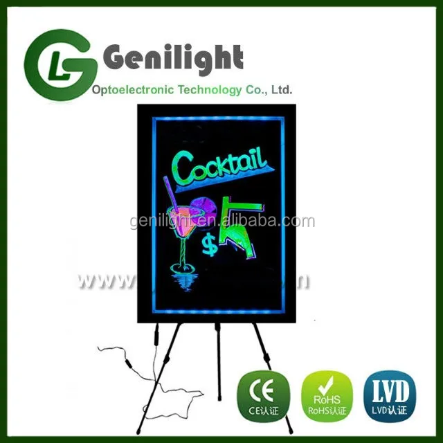 Shopping Mall Led Fluorescent Screen Writing Board - Buy Led ...