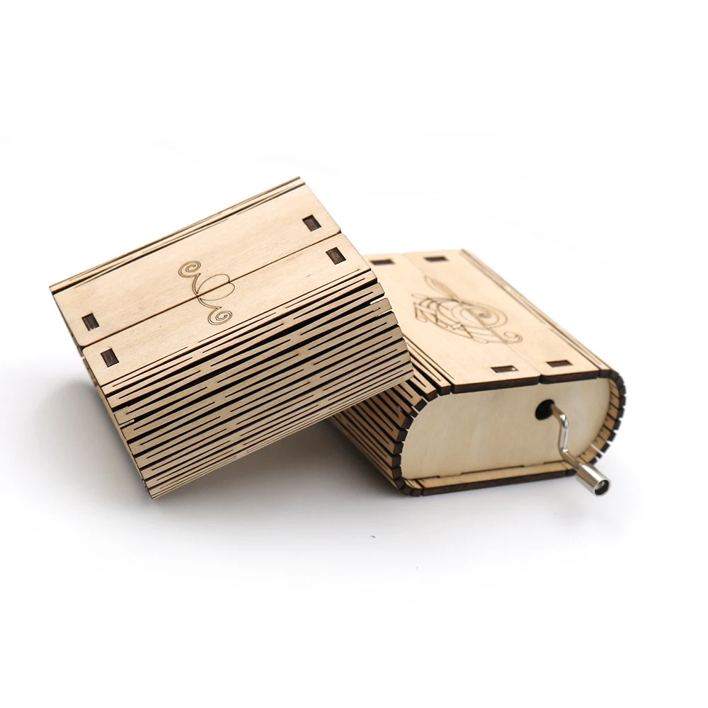 Wholesale Custom Song Mechanism Hand Crank Music Box