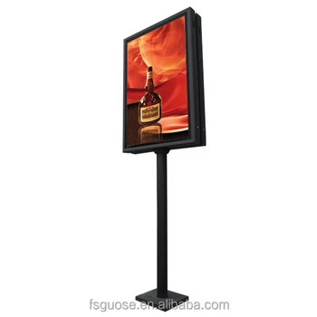 Frame Signage Stand Light Box Street Advertising Road Sign Led ...