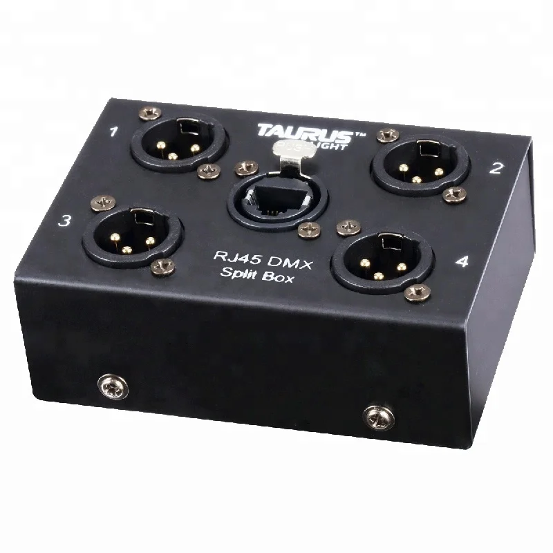 Audio Equipment Dmx 5 Pin Male/female Artnet Rj45 Dmx Splitter ...