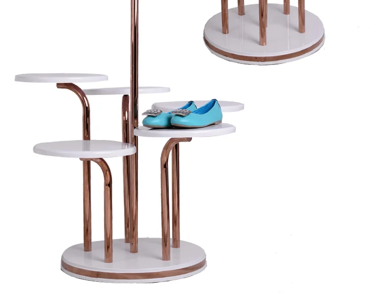 Shop Our Universal Portable Round Wood Grain 6 Tiers Display Table