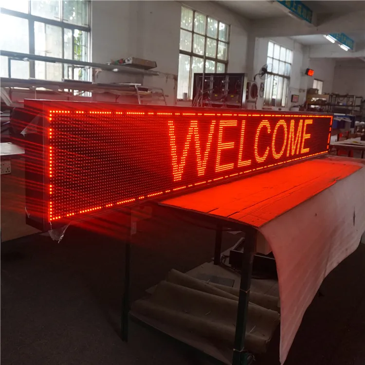 Single Red SMD DIP P10 Led Display Module - Outdoor Use