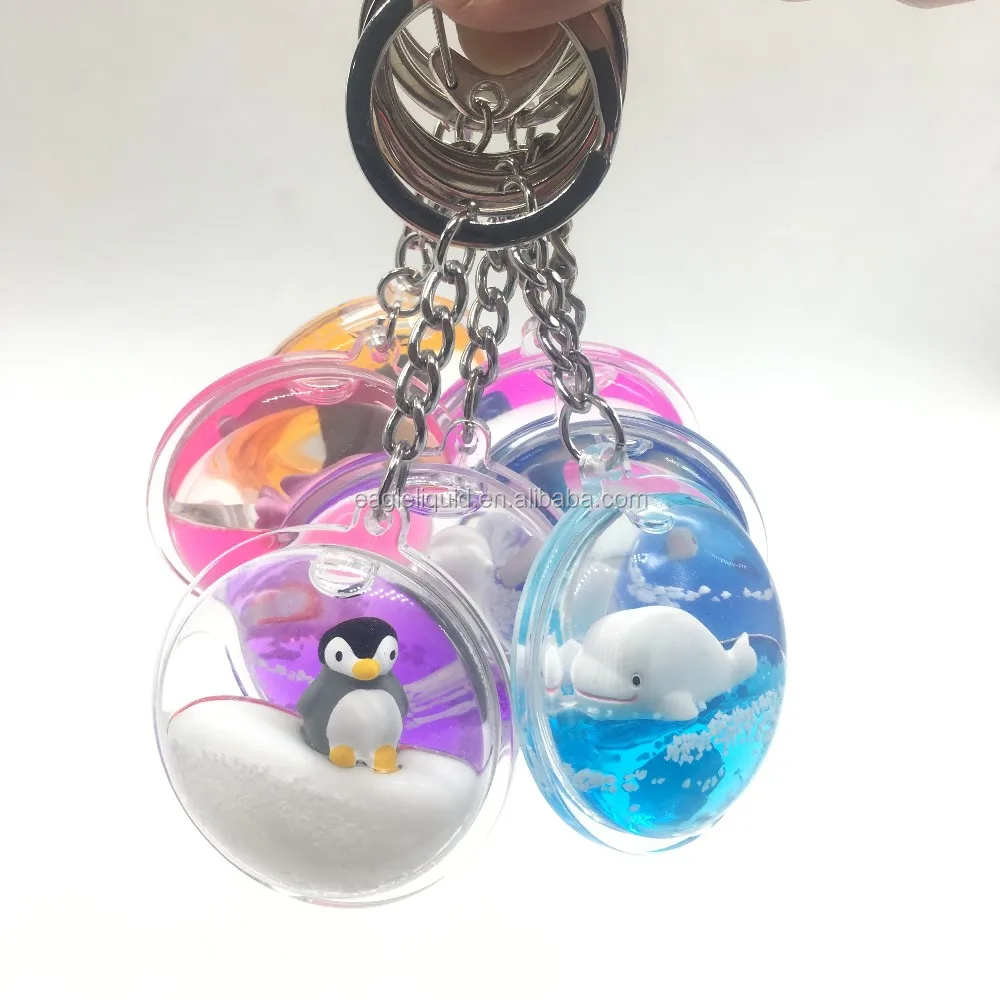 Wholesale Custom Floating Keychain with 3D Floater