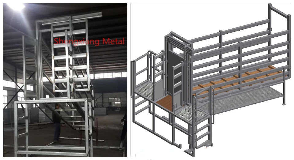 Australia Livestock Cattle Loading Ramp Hot Dipped Galvanized With ...