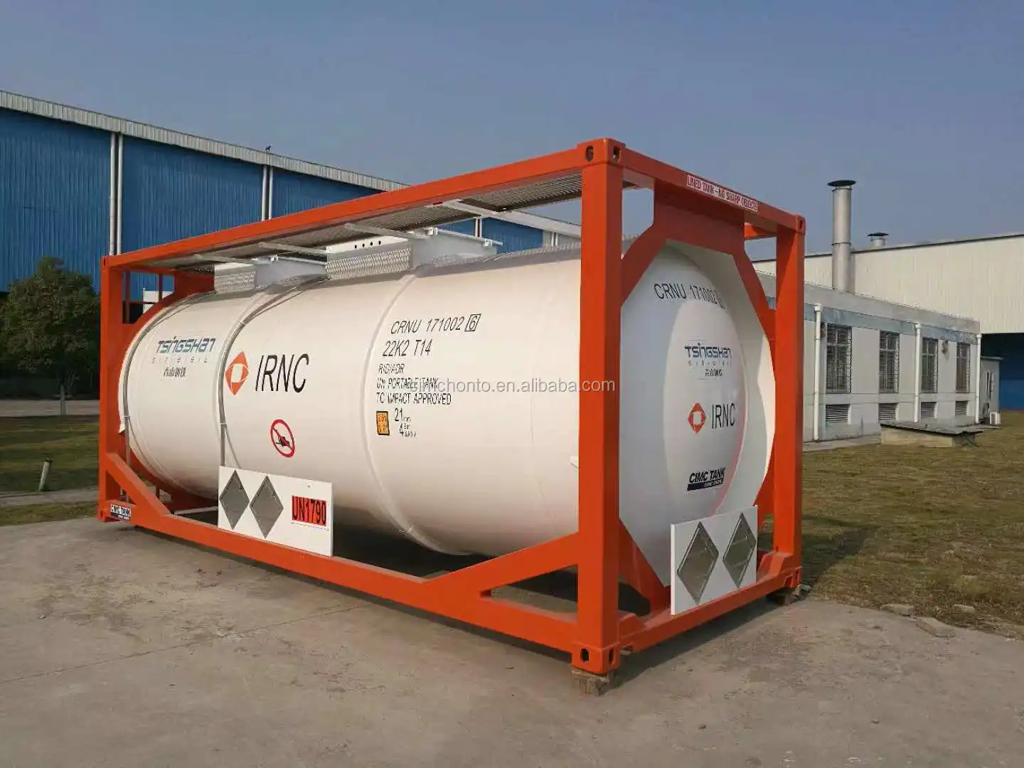 Asme 20' 20ft 20 Feet 24.2 Tons 20m3 Liquid Chlorine Cimc Tank 20feet ...