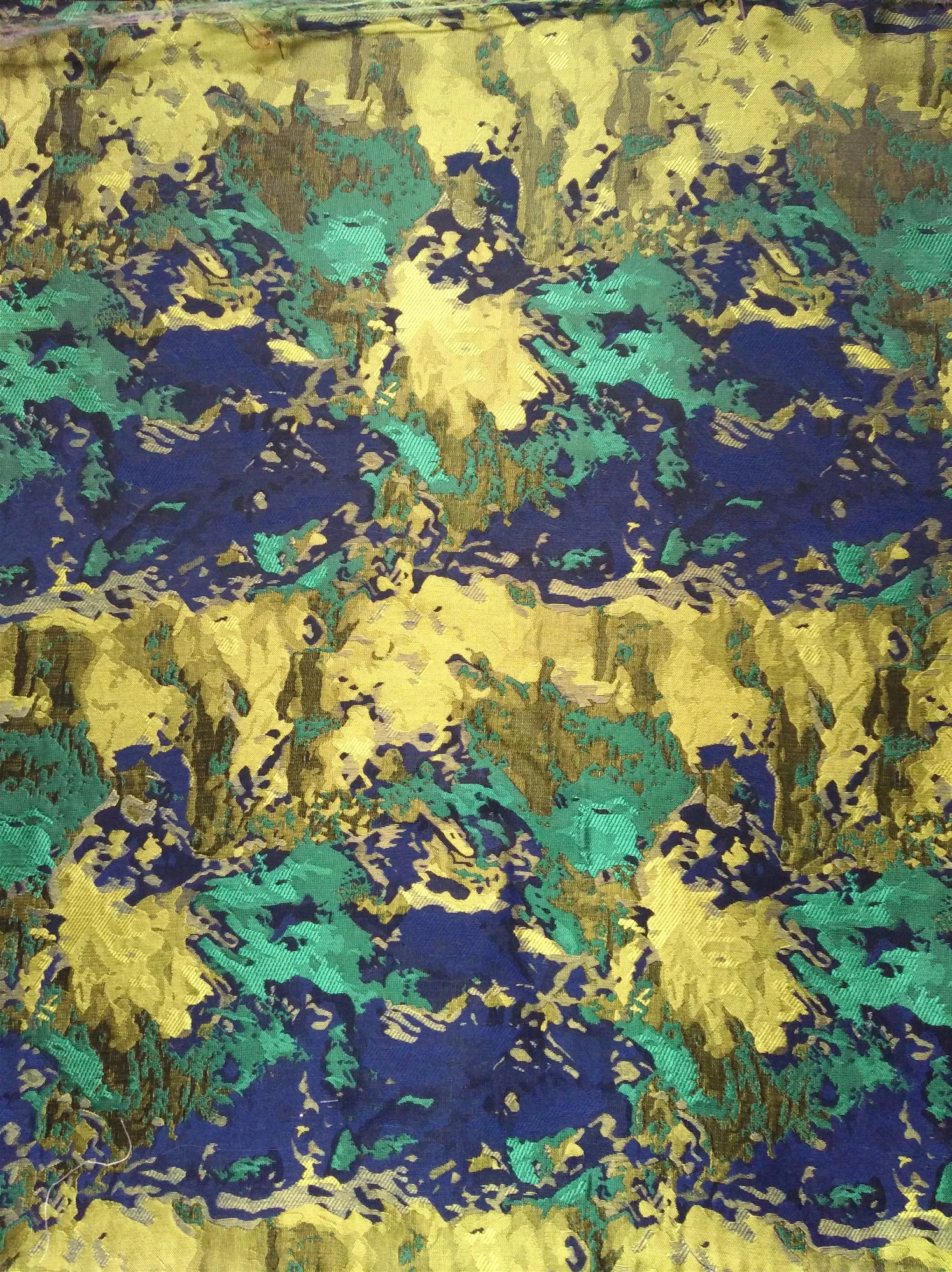 Abstract Fashion Patchwork Jacquard Oriental Brocade Fabric Abstract ...