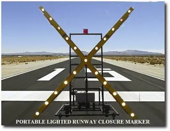 Portable Lighted Runway Closure Marker - Buy Lighted X Product on ...