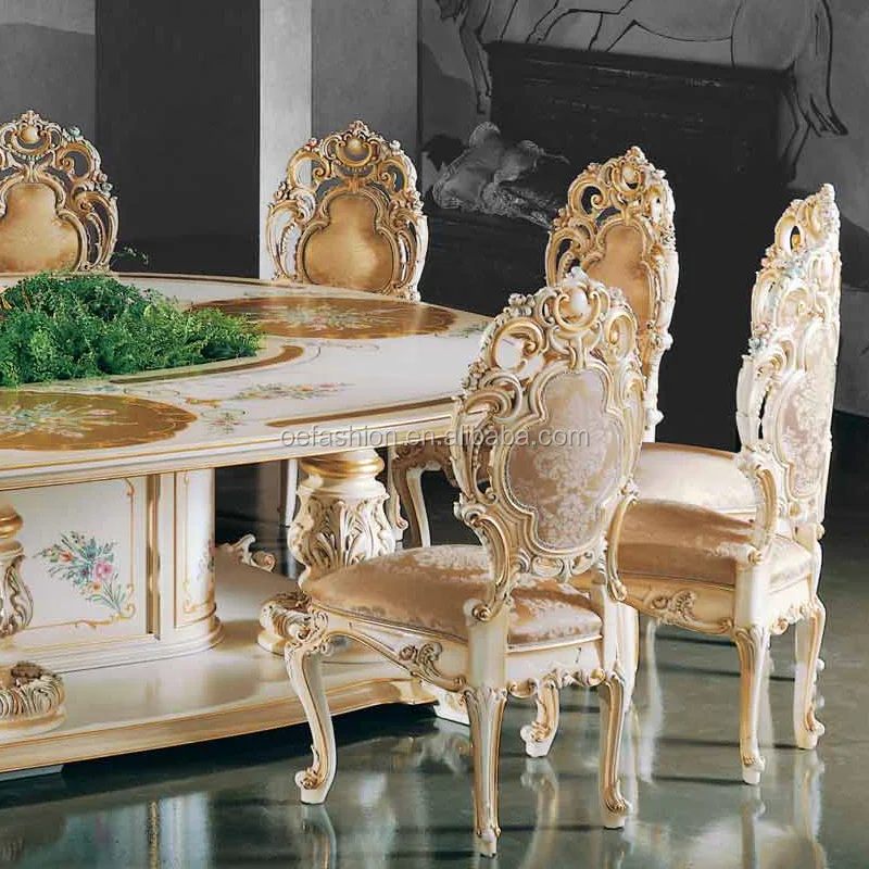 Luxury Rectangle Dining Table for Big Family - OE-FASHION