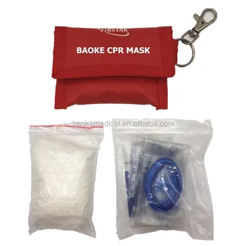 Customized Cpr Pocket Mouth Piece With Keychain For Emergency First Aid ...