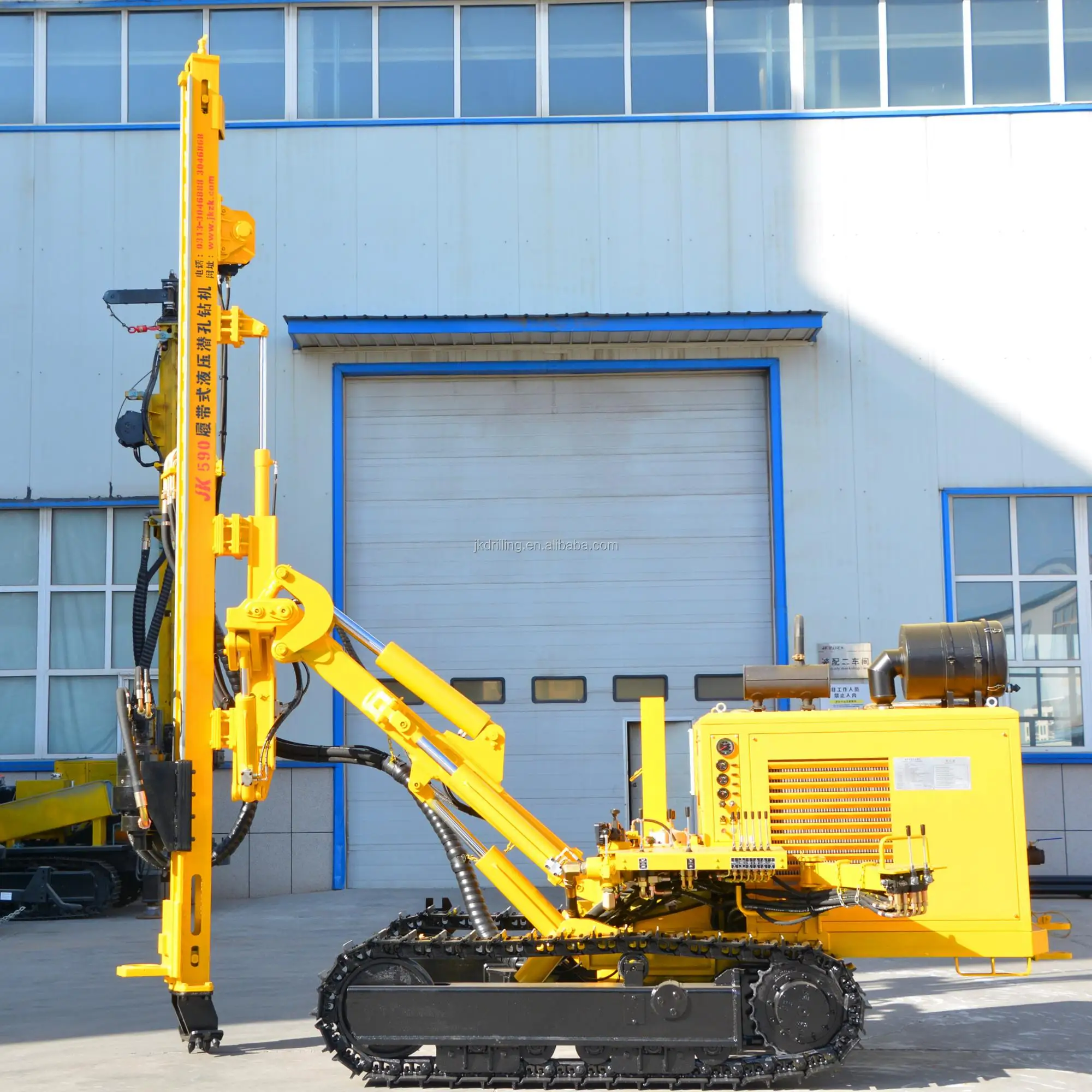 Jinke Jk Drilling Jk590 Track Mounted Hydraulic Dth Rotary Rock Drill ...