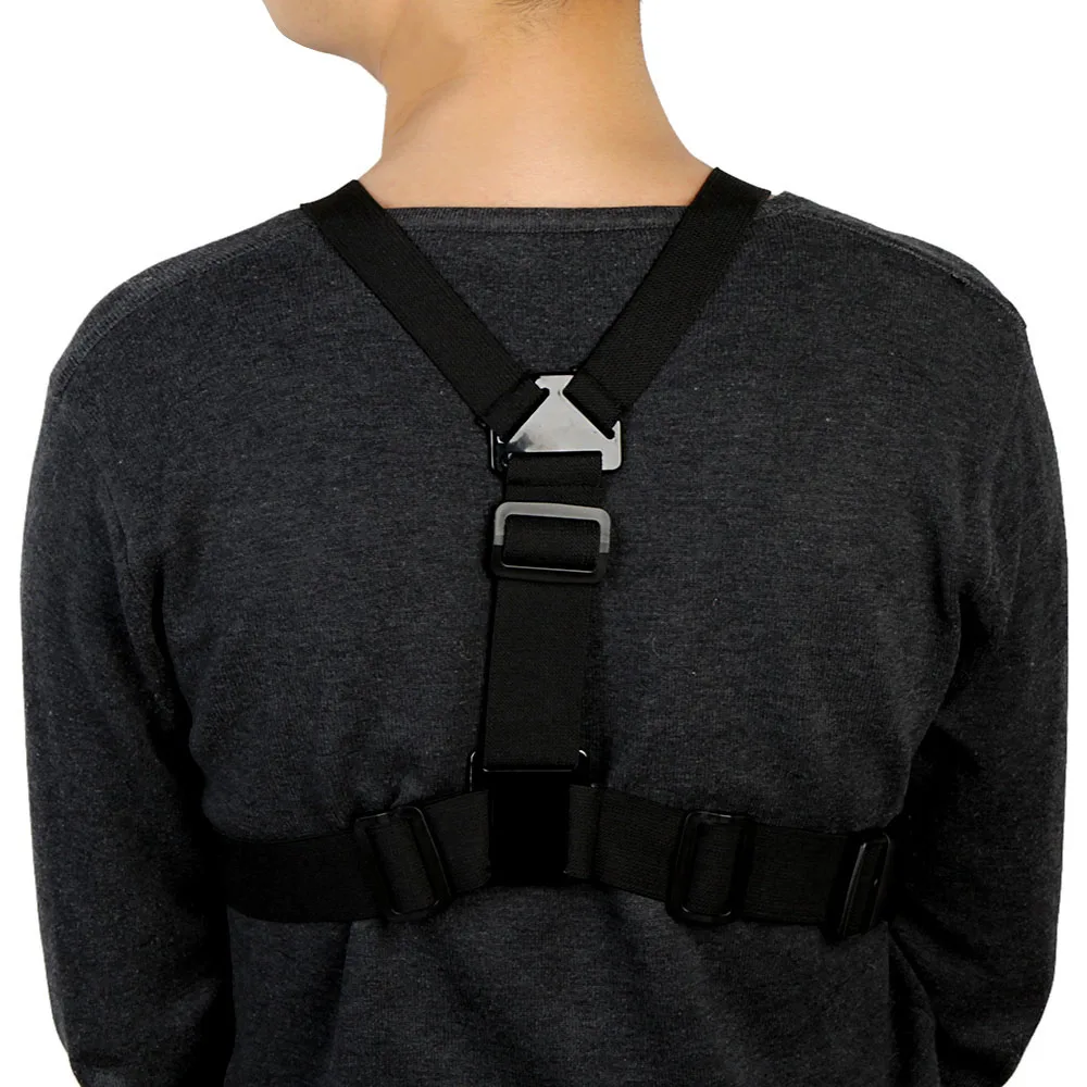Updated Adjustable Elastic Body Harness Chest Strap Mount Band Belt For ...