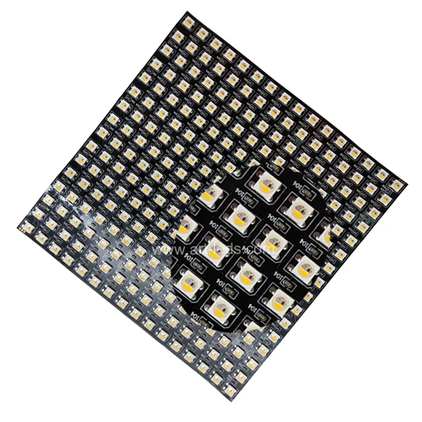 Flexible SK6812 RGBW LED Matrix - Programmable Pixel Display