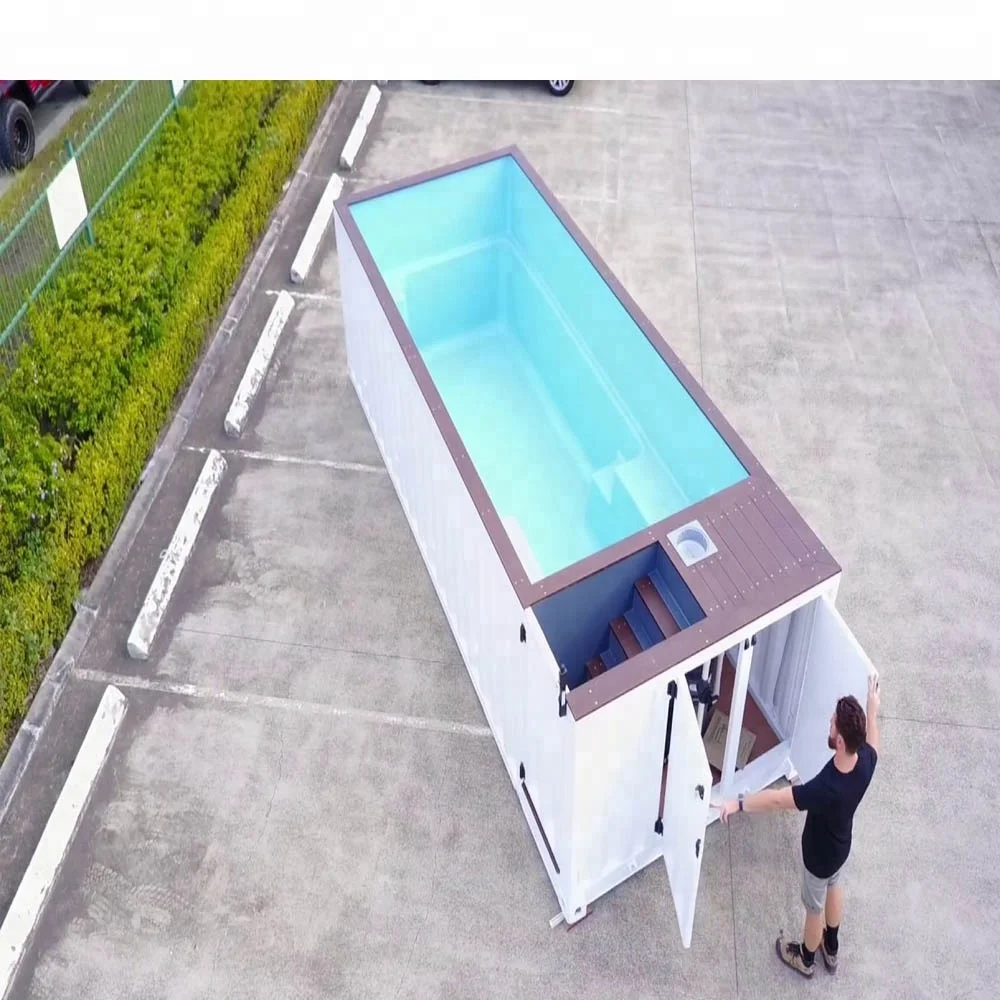 20ft Container Steel Frame Swimming Pool - Buy Container Swimming Pool ...