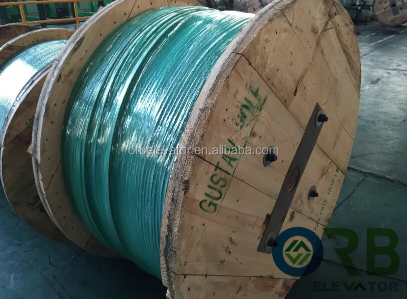 Elevator Parts Traction Machine Steel Wire Rope Price For Elevator Hoistway Ropes Gustav Wolf Or ...