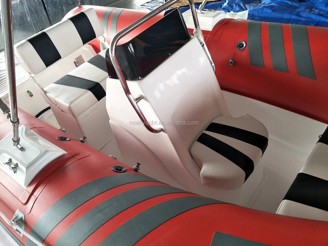 Noahyacht 4.2m 14feet Center Console Fiberglass Inflatable Rib420 ...