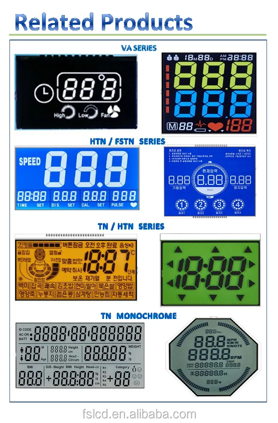 7 Inch Tft Graphic Lcd 18-bit Rgb Programmable Touch Screen Lcd Display ...